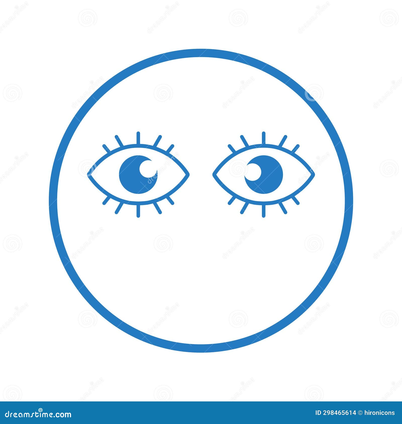 Eyes, look, see icon stock vector. Illustration of cosmetic - 298465614
