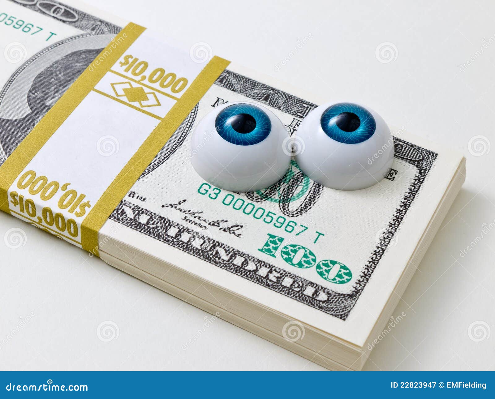 Eyes on the Money stock image. Image of banking, investments - 22823947
