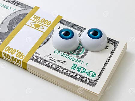 Eyes on the Money stock image. Image of banking, investments - 22823947