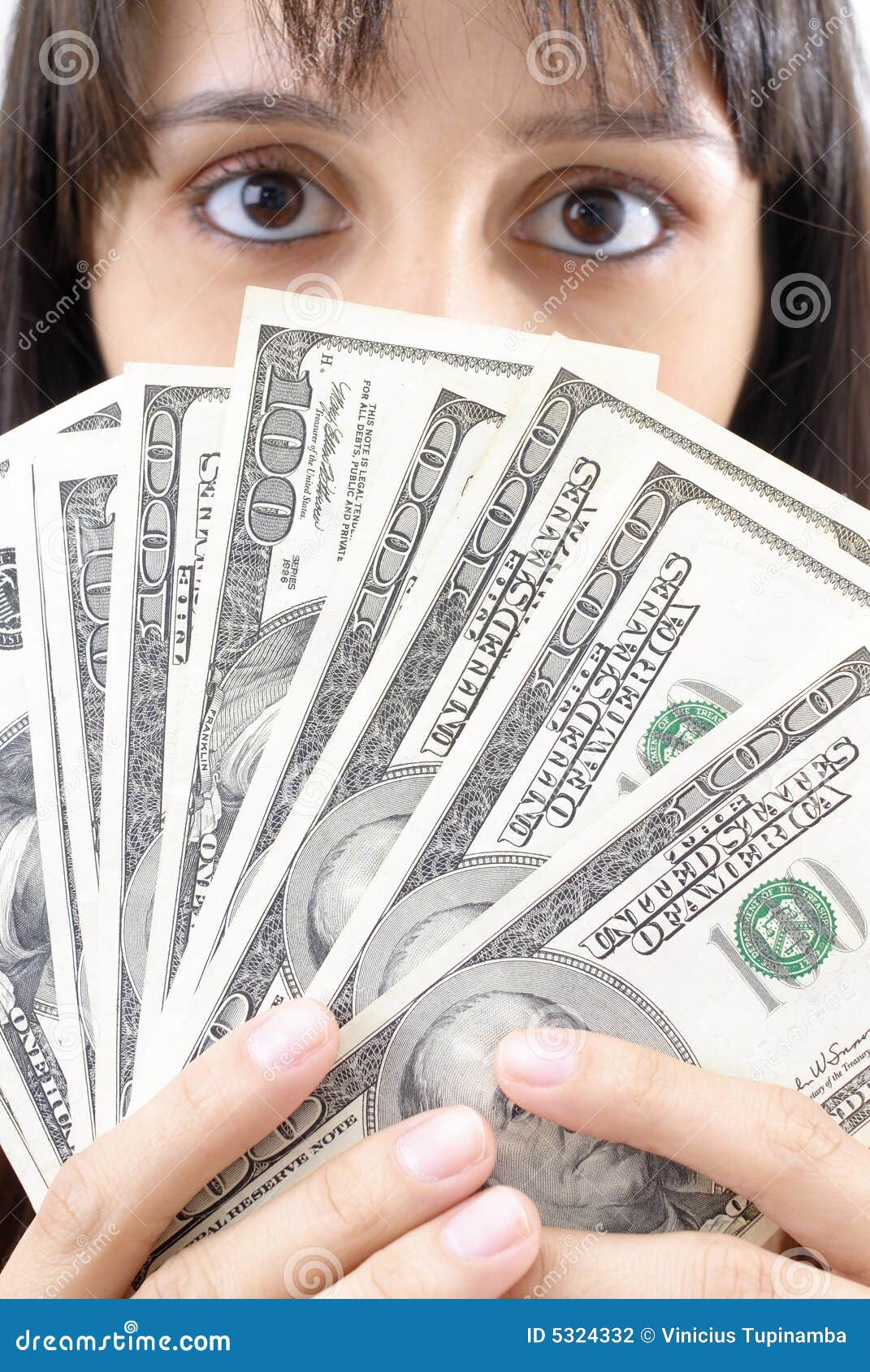 Eyes Money stock photo. Image of jeans, caucasian, happy - 5324332