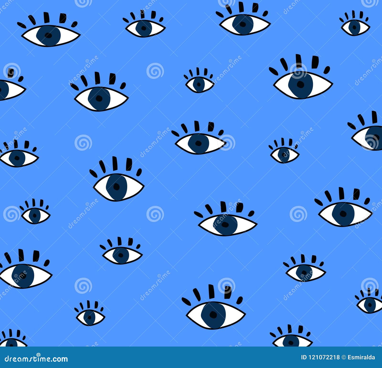 Eyes pattern stock vector. Illustration of pattern, abstract - 121072218