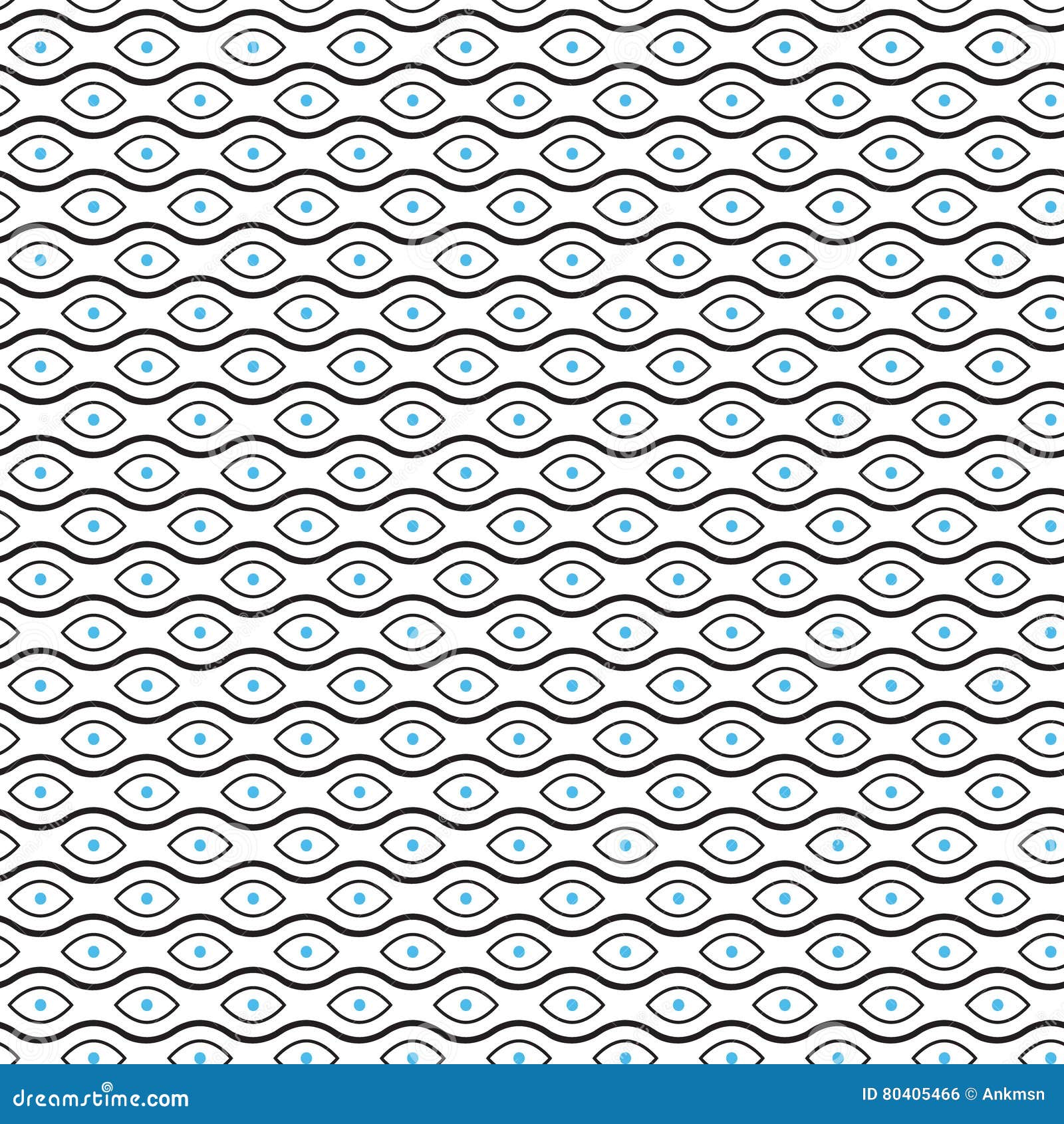 Eyes seamless pattern stock vector. Illustration of business - 80405466