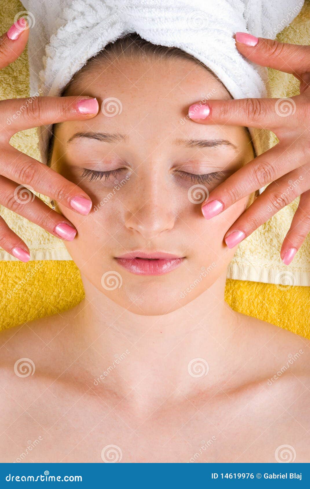 Eyes skin facial massage stock photo. Image of bodycare - 14619976