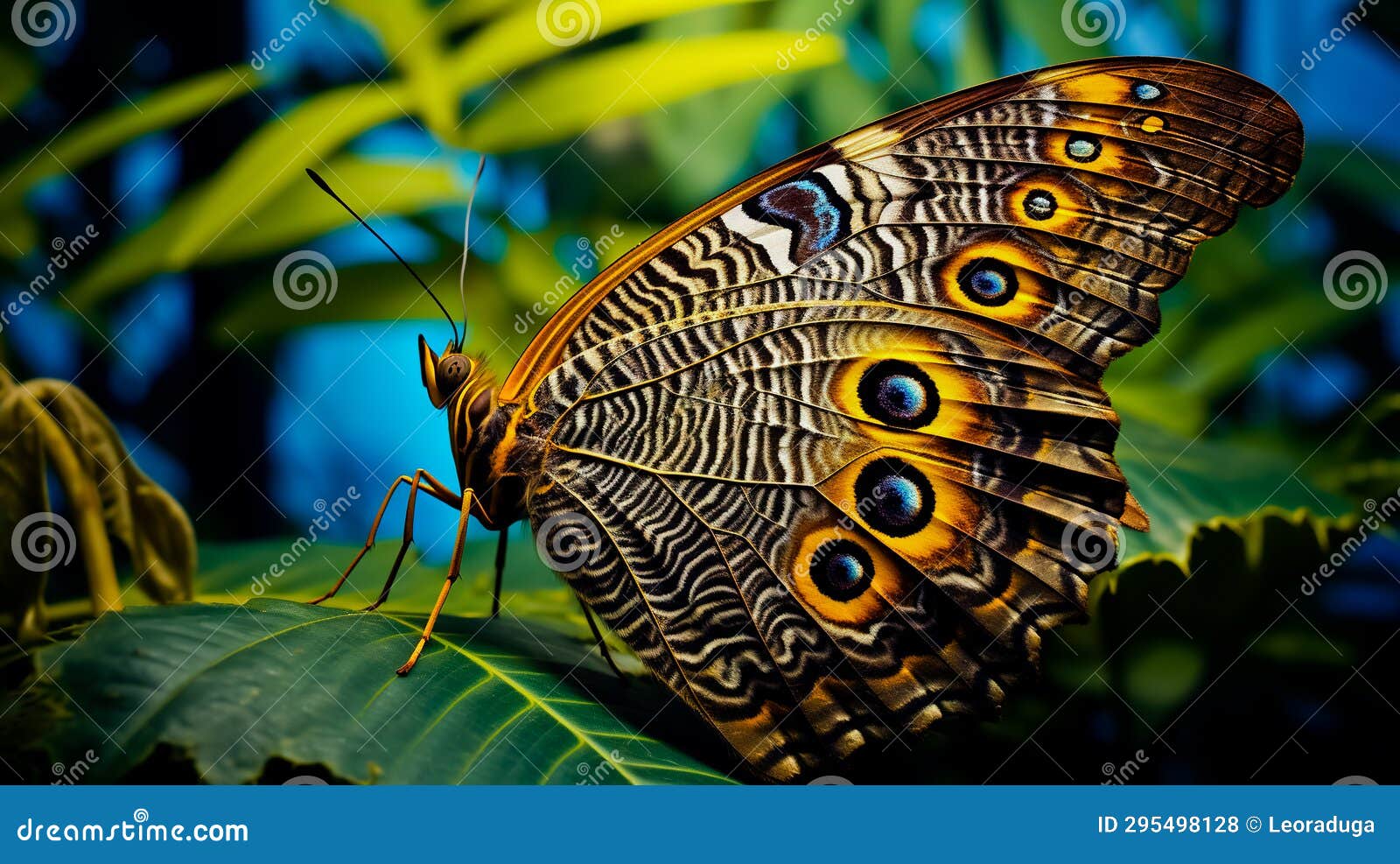 Eyes Of The Tropics: Caligo Atreus Butterfly With Unique Wing Patterns ...
