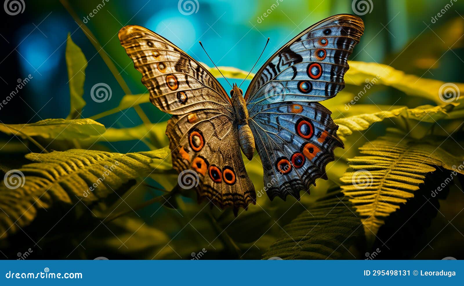 Eyes of the Tropics Caligo Atreus Butterfly with Unique Wing Patterns ...