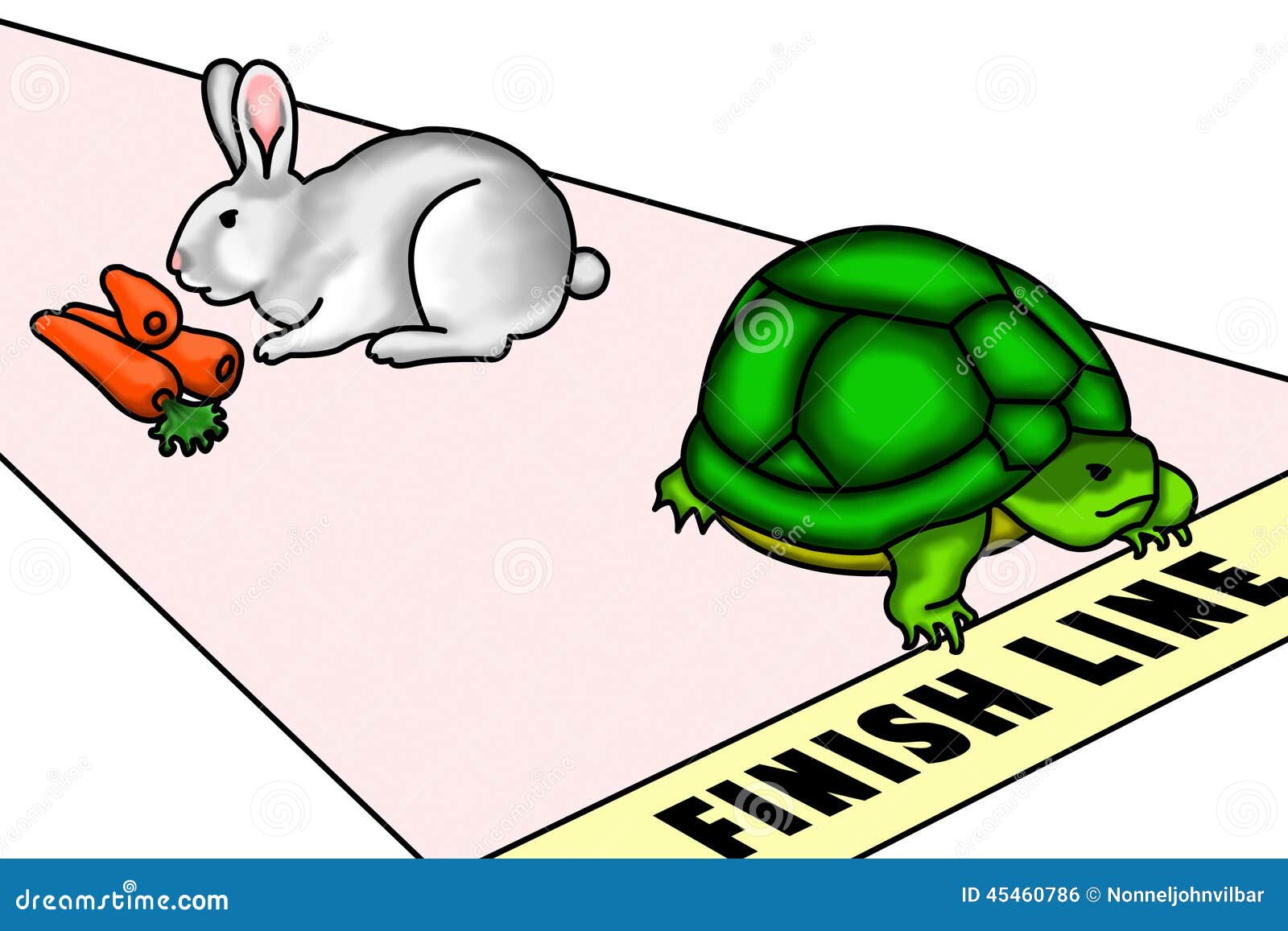 Eyes on your goal stock illustration. Illustration of rabbit - 45460786 Eyes on your goal stock illustration. Illustration of rabbit - 45460786