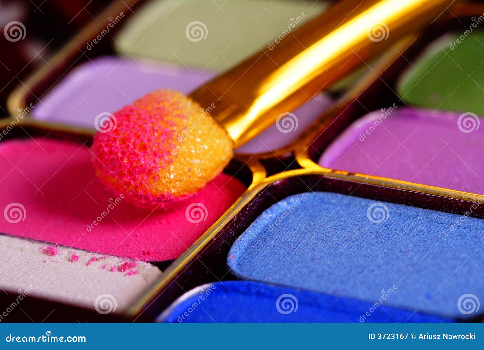 Eyeshadow stock image. Image of fashion, gloss, colorful - 3723167