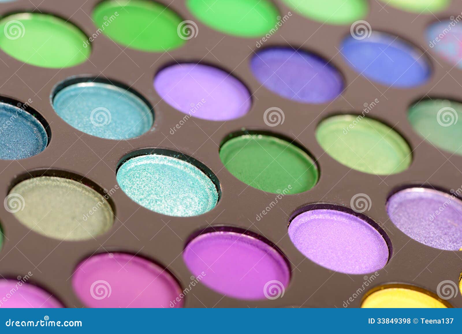 Eyeshadow set stock photo. Image of care, applicator - 33849398