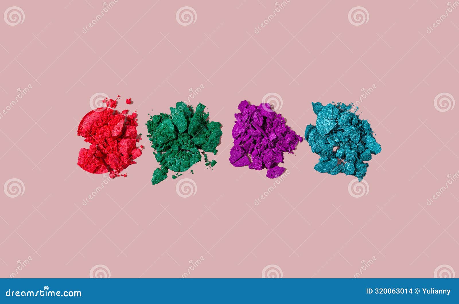 Eyeshadow Stroke Palette Texture Swatch Stock Photo - Image of cosmetic ...