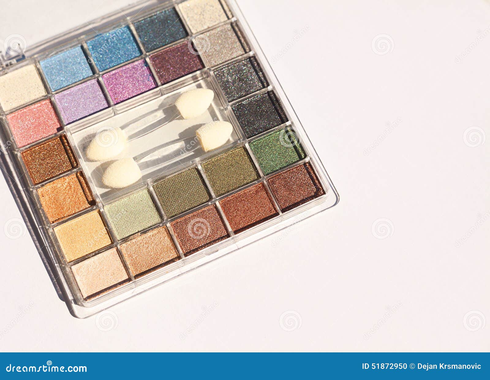 Eyeshadow stock photo. Image of glamour, elegance, colors - 51872950