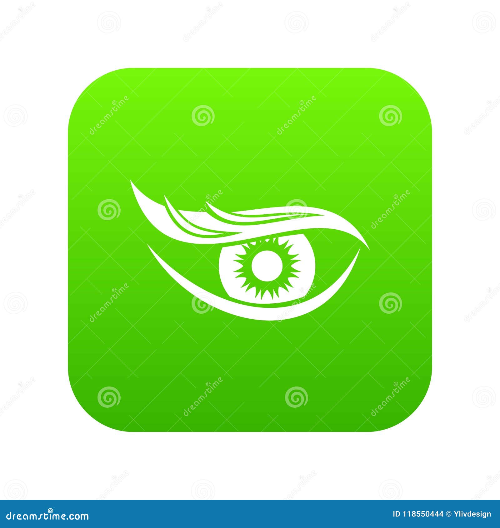 Eyesight Icon, Simple Style Stock Vector - Illustration of optician ...