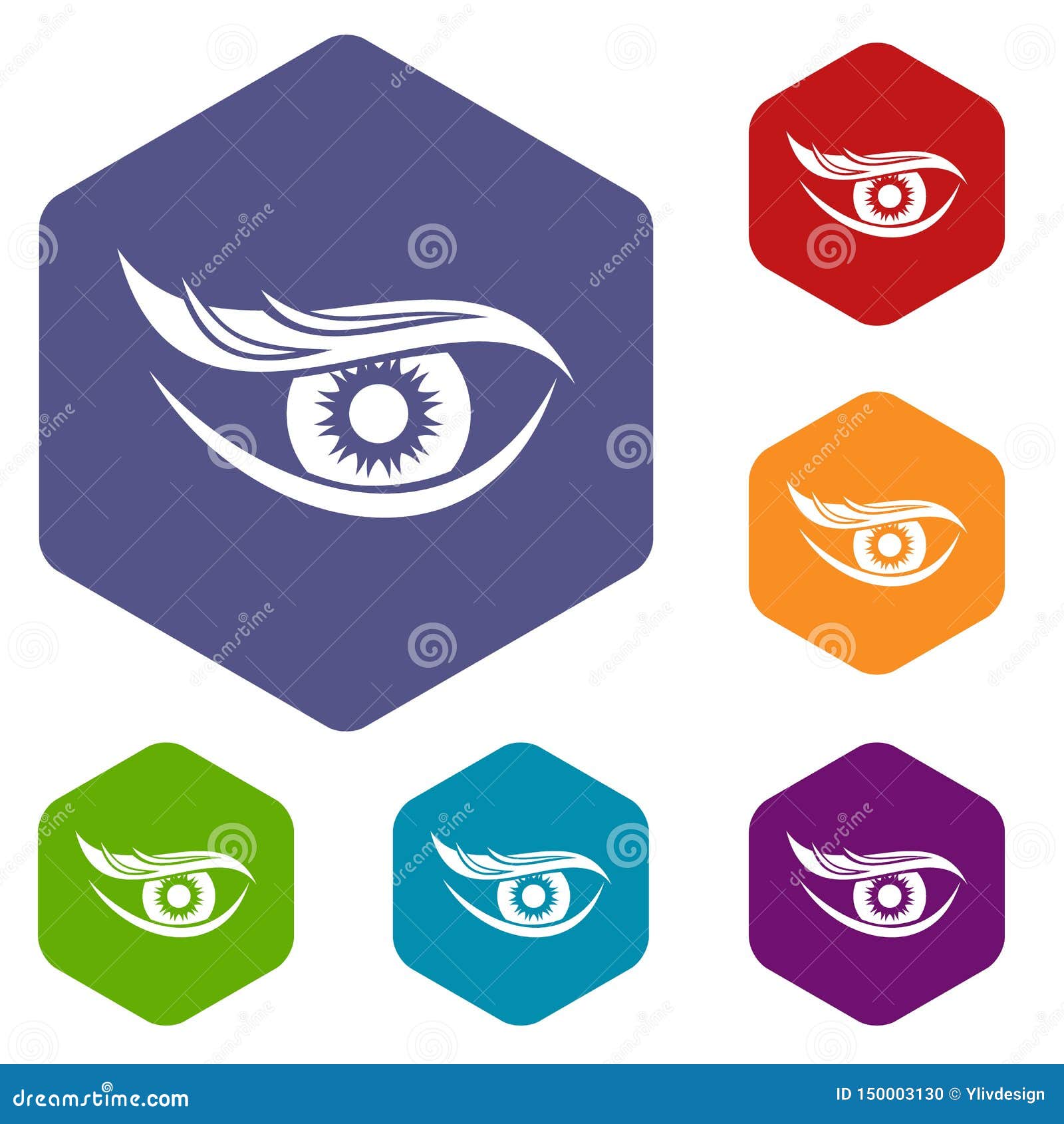 Eyesight Icon, Simple Style Stock Vector - Illustration of lens, logo ...