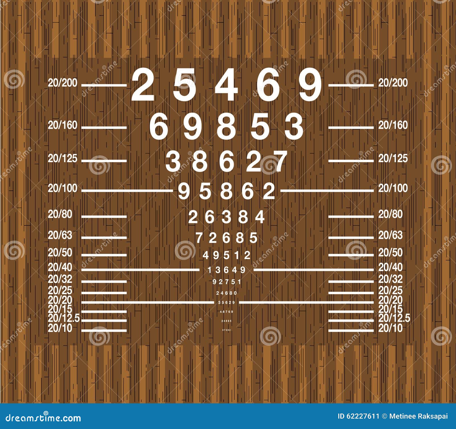 Eyesight Test Chart Royalty-Free Stock Photo | CartoonDealer.com #62227611