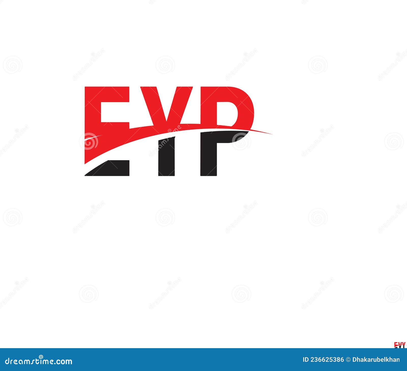EYP Letter Initial Logo Design Vector Illustration Stock Vector ...