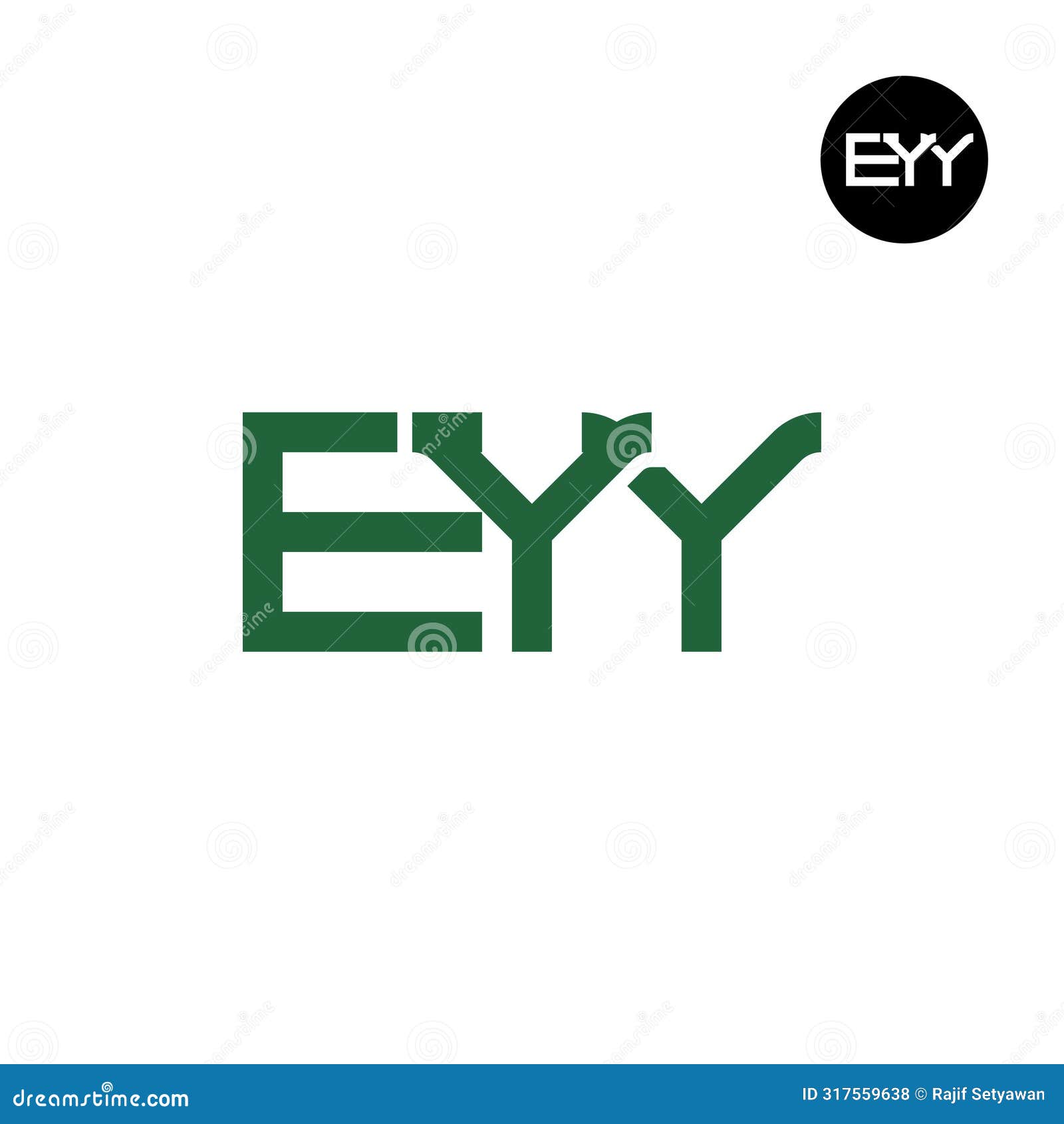 EYY Logo Letter Monogram Design Stock Illustration - Illustration of ...