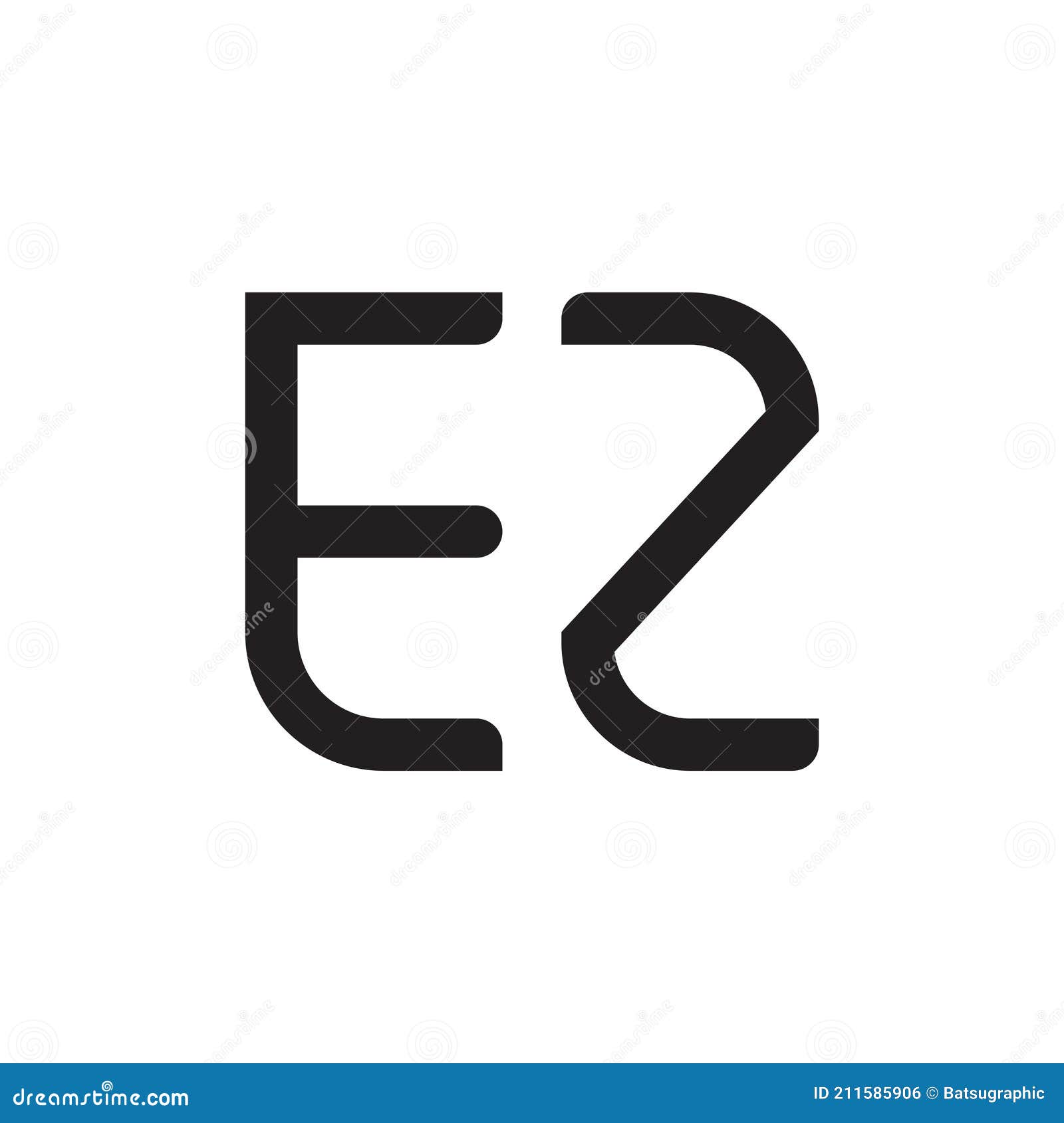 Ez Initial Letter Vector Logo Icon Stock Vector - Illustration of ...