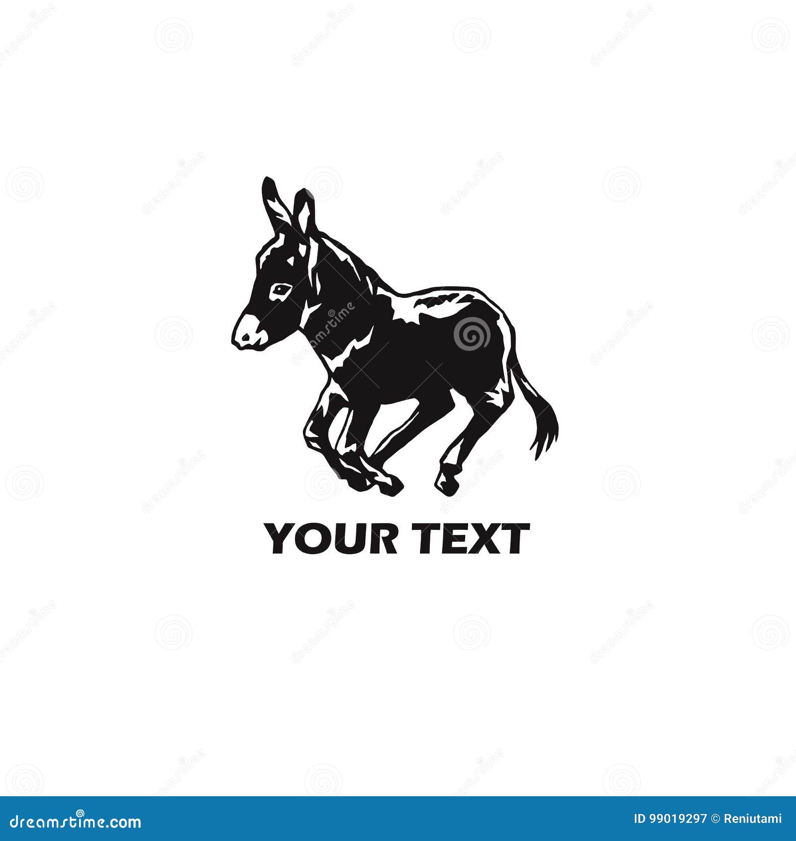 Ezel Logo Vector Template vector illustratie. Illustration of populair ...