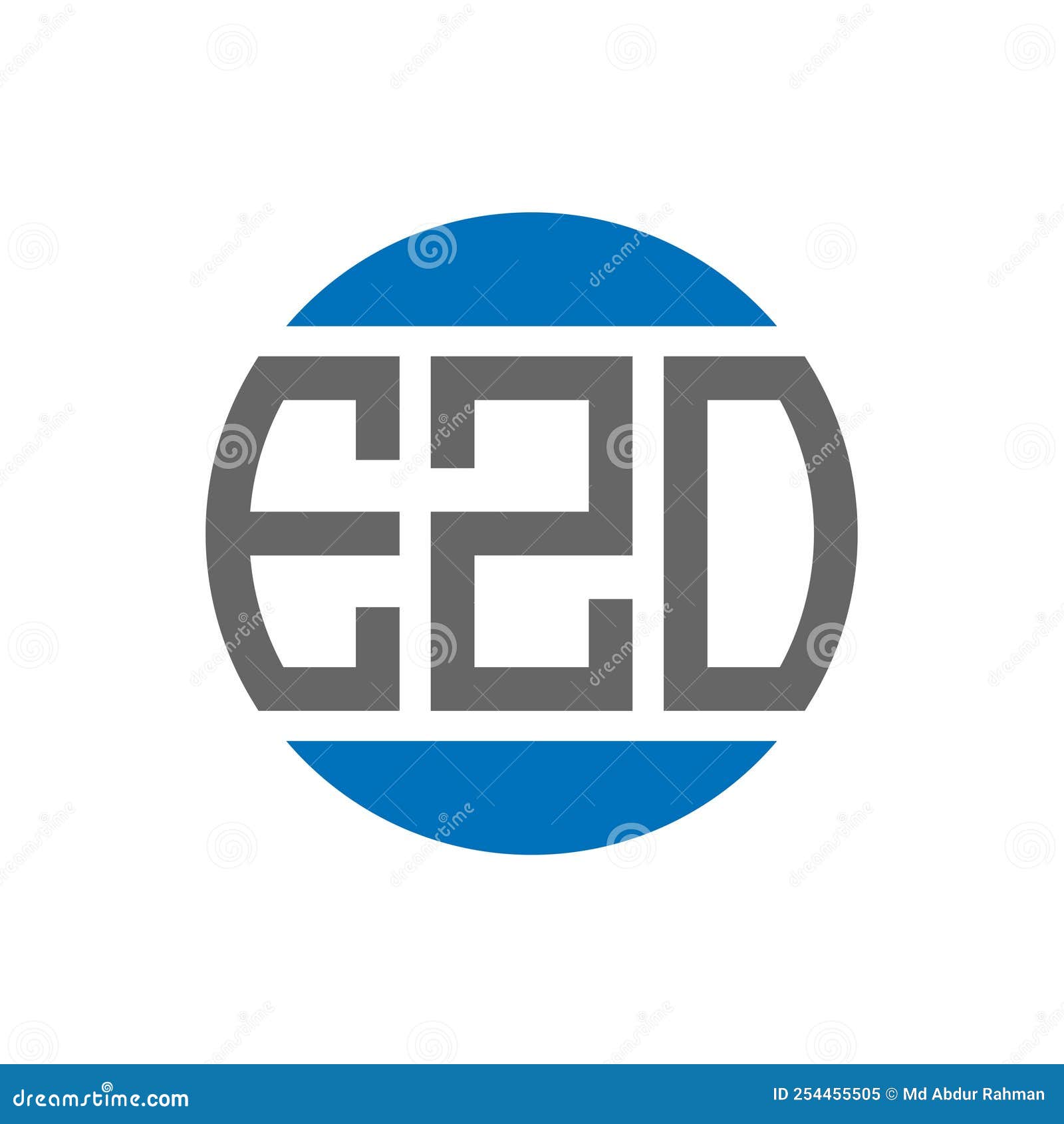 EZO Letter Logo Design On White Background. EZO Creative Initials ...