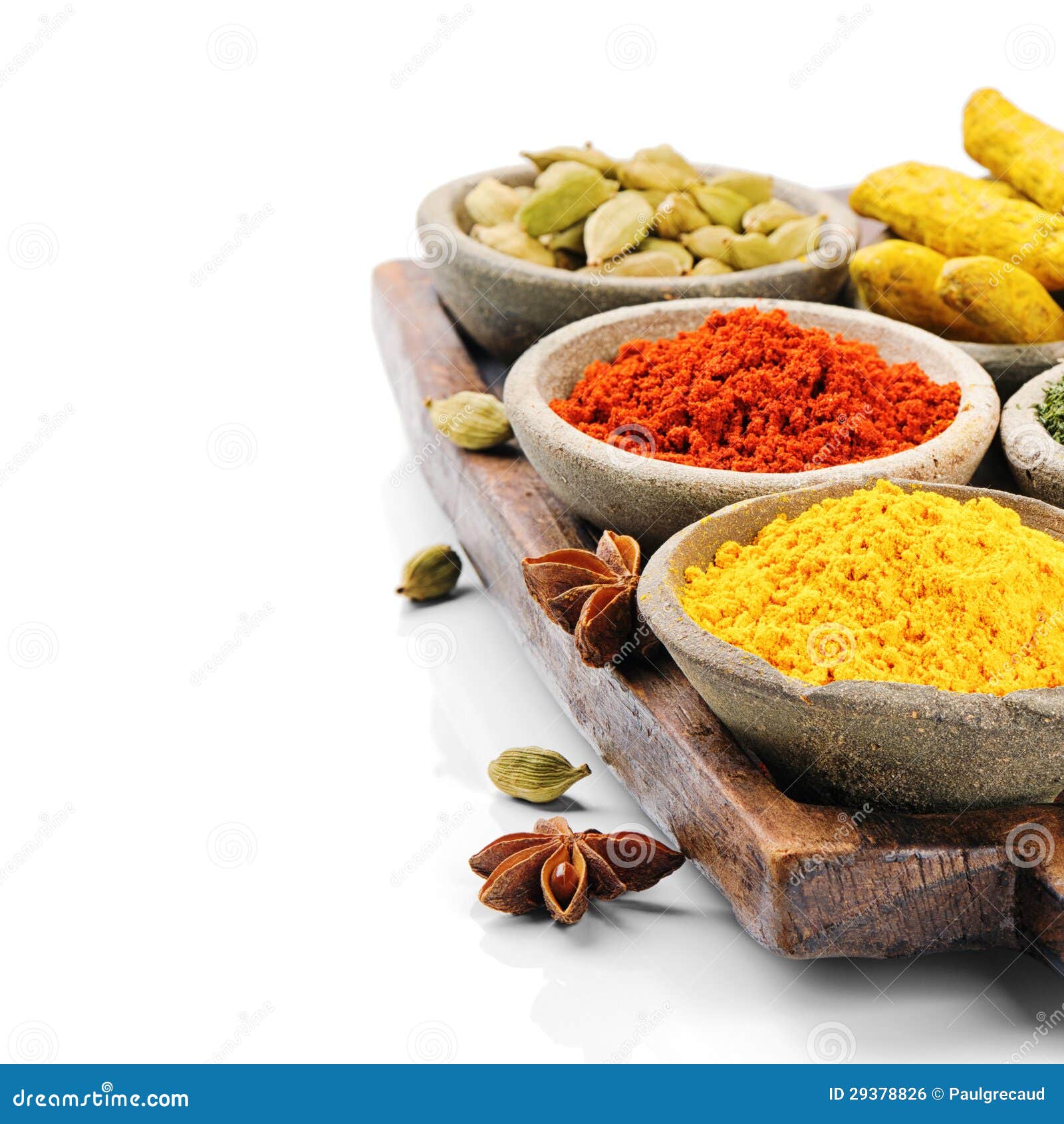 Färgrik Blandning Av Kryddor Arkivfoto - Bild av aromatics, ört: 29378826