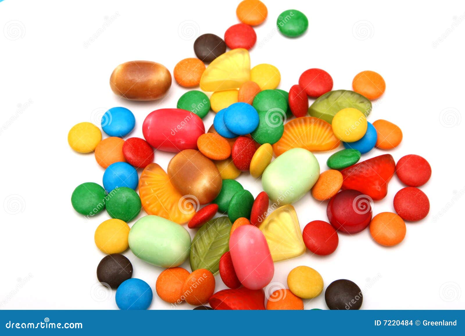 Färgrika godisar arkivfoto. Bild av klibbigt, bryce, godis - 7220484