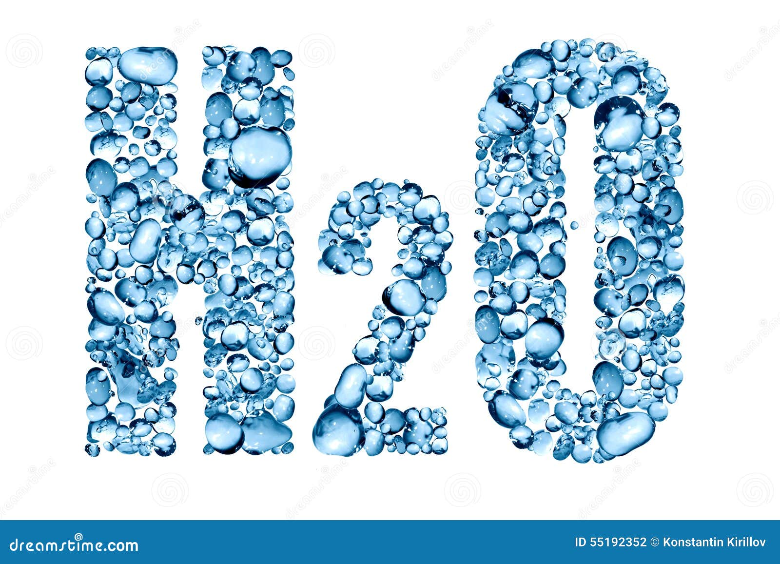 Fórmula H2O da água foto de stock. Imagem de bebida, bolha - 55192352