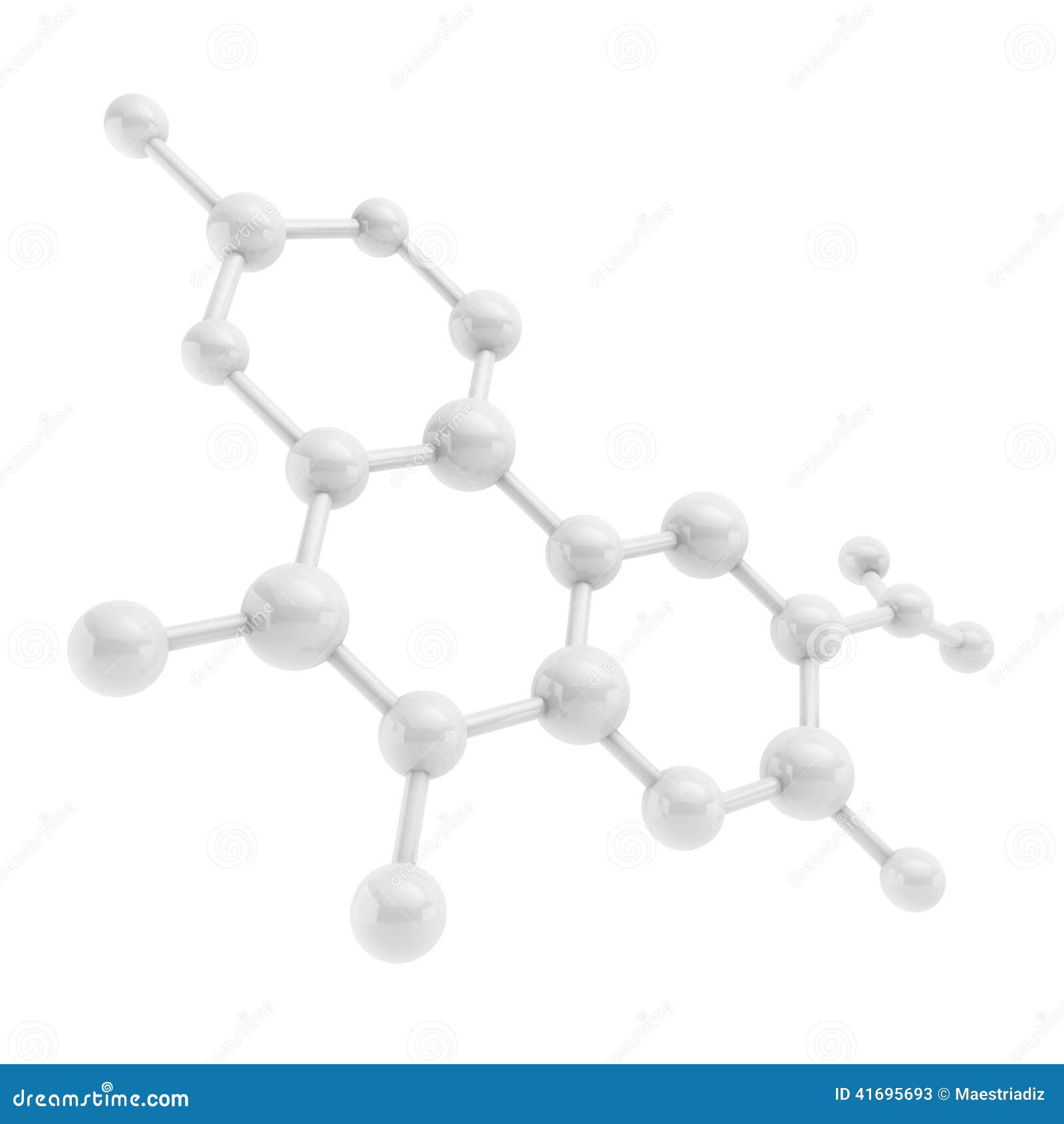 Fórmula Molecular Química Tridimensional Stock de ilustración ...