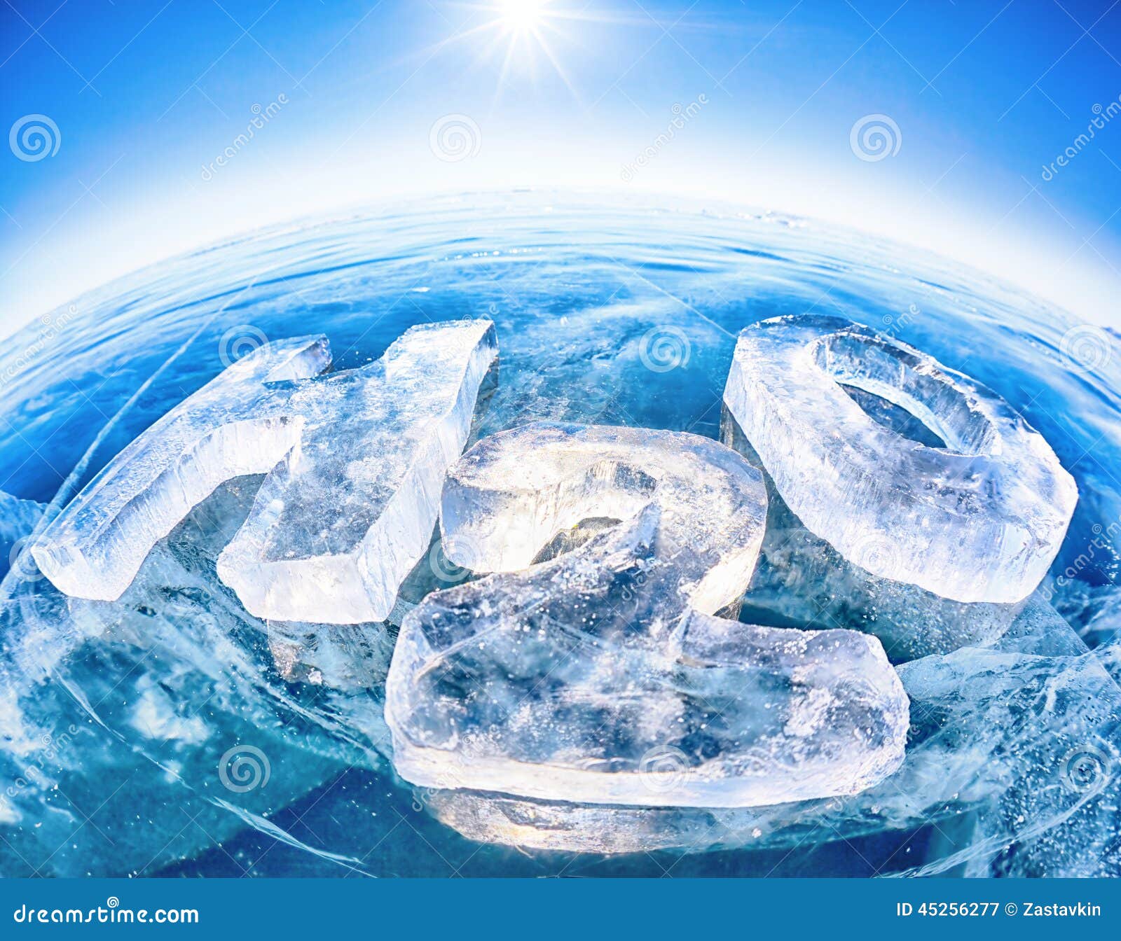 Fórmula Química Da água H2O Imagem de Stock - Imagem de cristal, baikal ...
