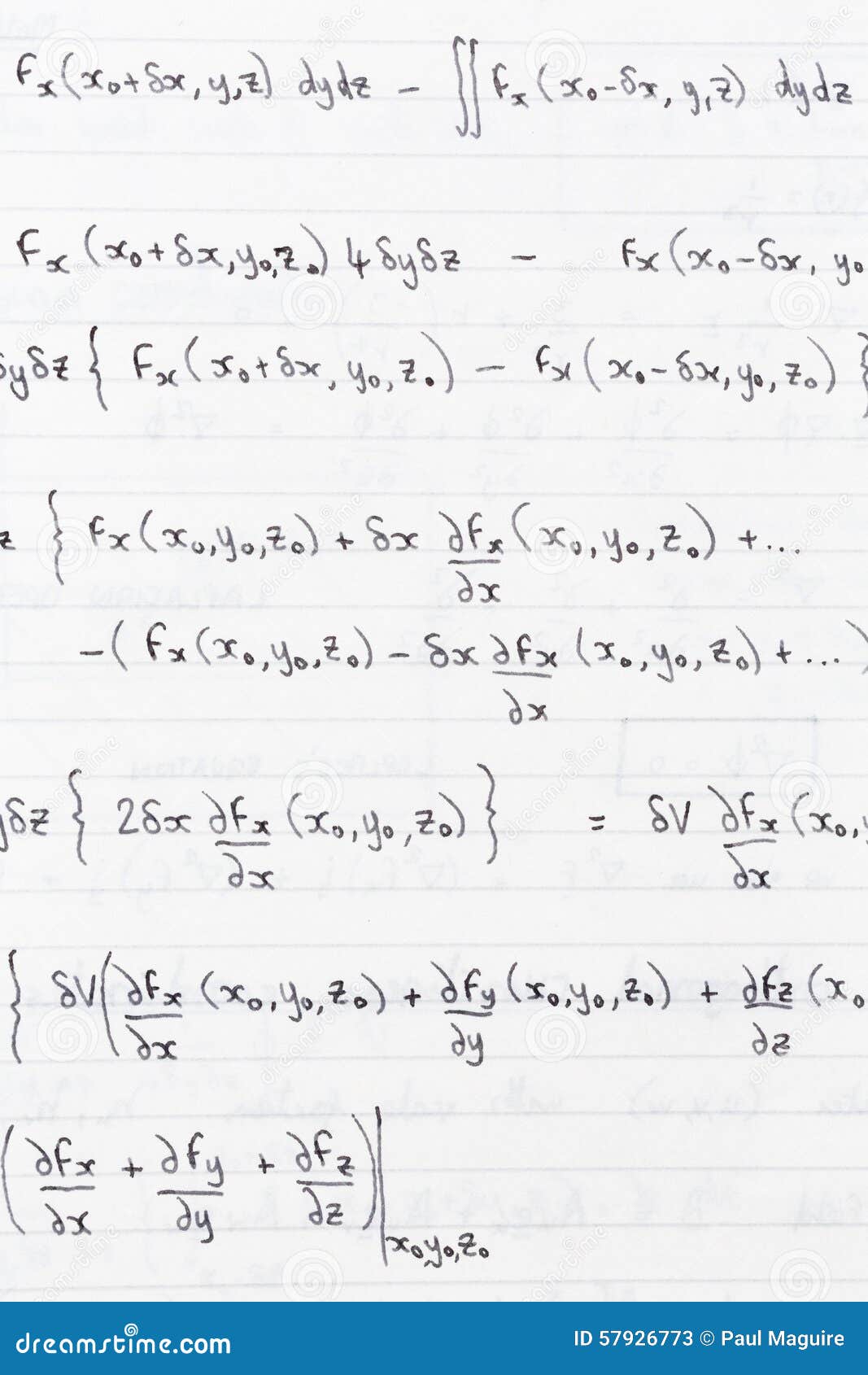 Fórmulas científicas imagen de archivo. Imagen de primer - 57926773