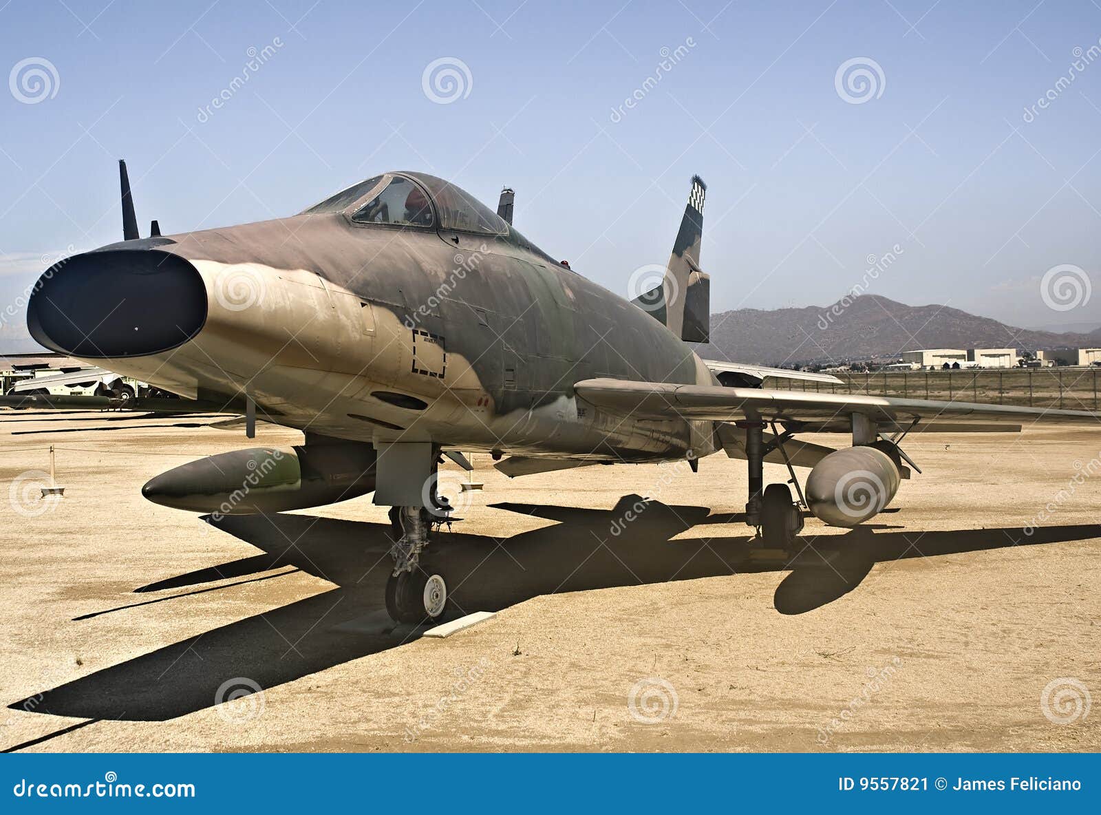 F-100C Super Sabre stock image. Image of aircraft, military - 9557821