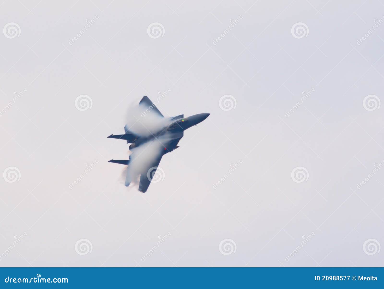 F-15 Jet Fighter with Condensation Clouds Editorial Photography - Image ...
