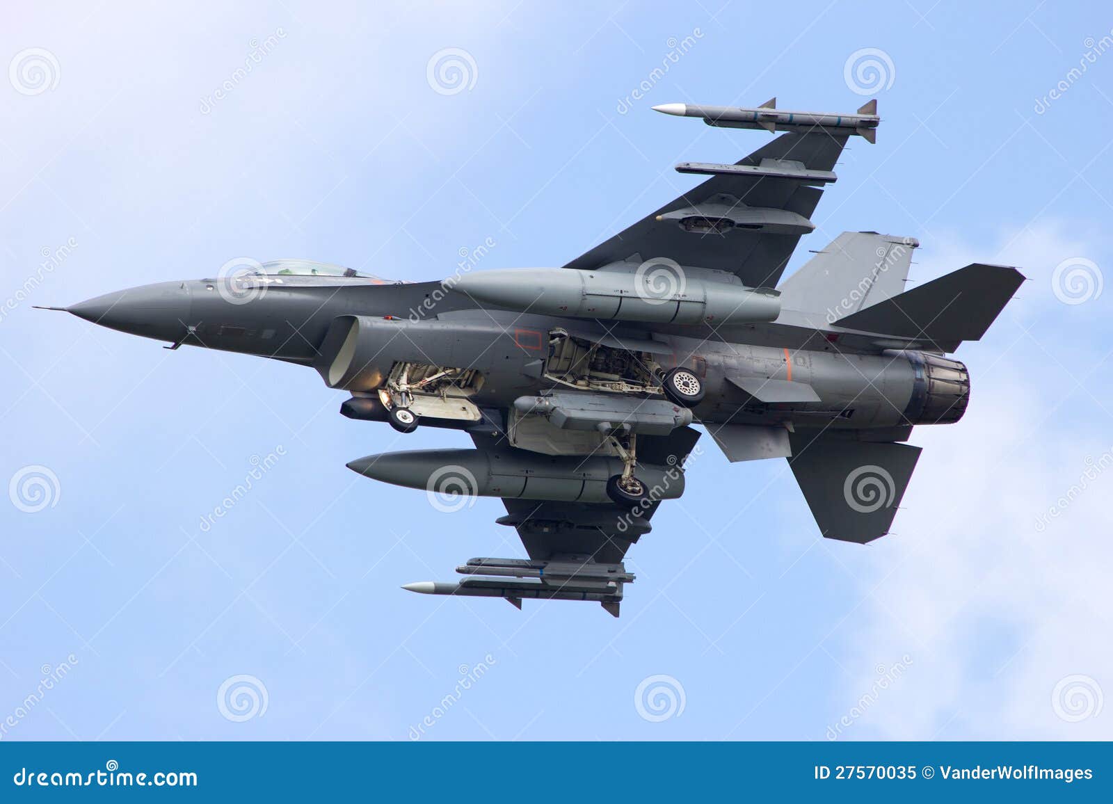 F-16 Fighter jet stock image. Image of airplane, landing - 27570035
