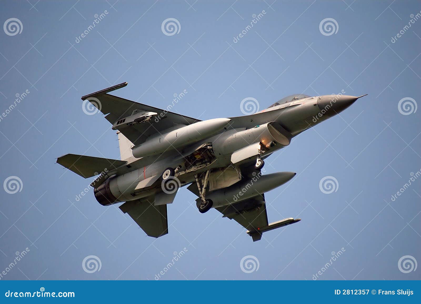 F-16, fly by stock image. Image of blue, fuel, military - 2812357