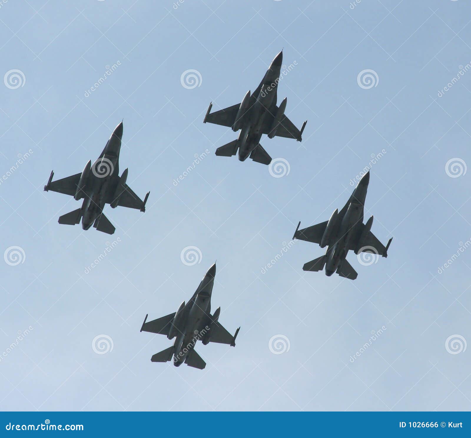 F-16 jet fighters stock photo. Image of squadron, airshow - 1026666