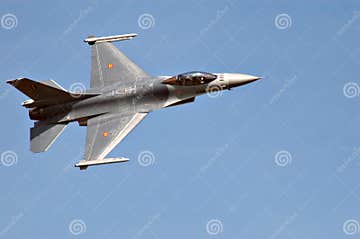 F-16, top view stock image. Image of blue, altitude, airplane - 316319