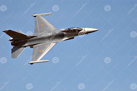 F-16, top view stock image. Image of blue, altitude, airplane - 316319