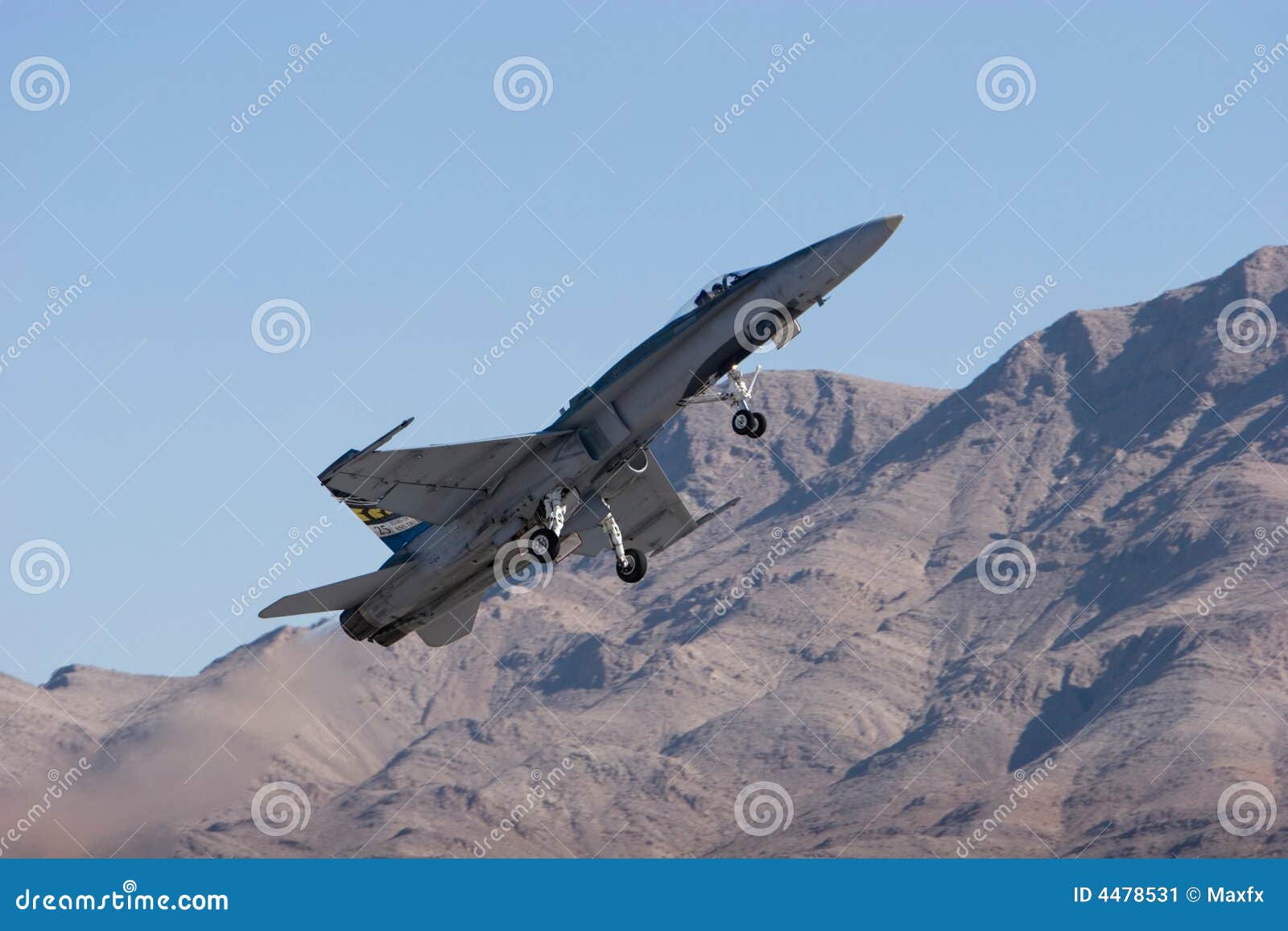 F-18 Fighter Jet stock image. Image of armed, blue, fighter - 4478531