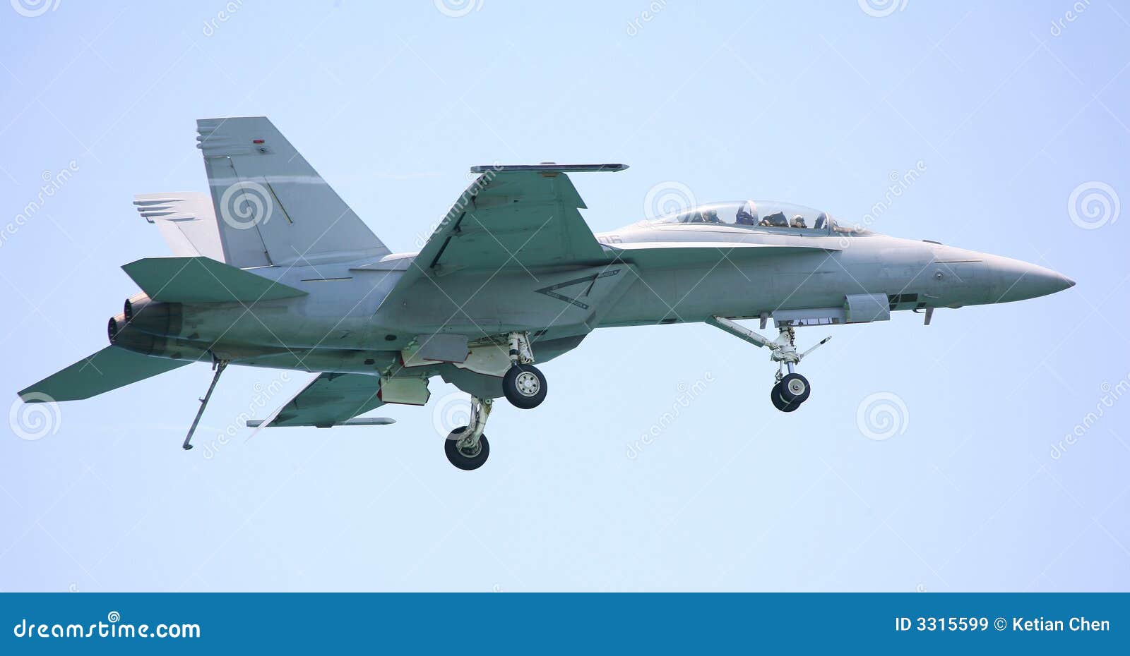 F-18 Hornet Fighter Jet stock image. Image of united, 2007 - 3315599