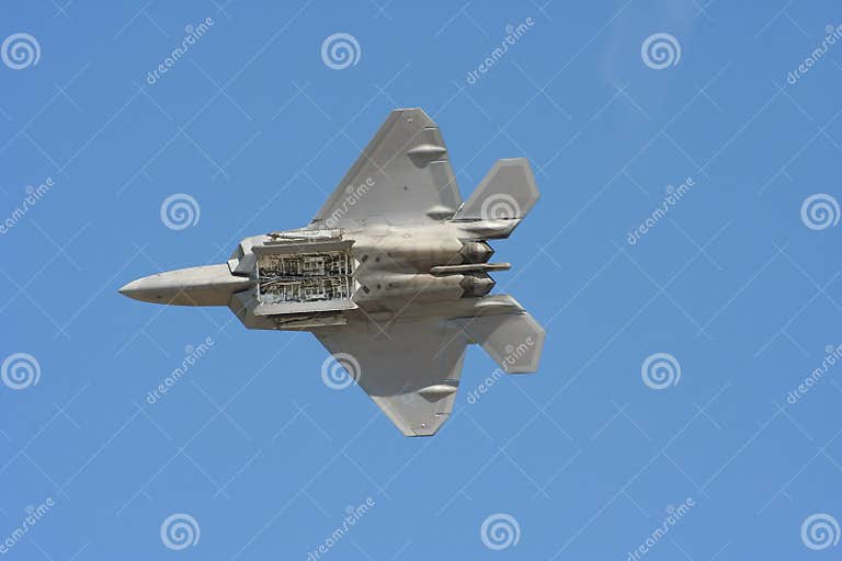 F-22 Raptor stock photo. Image of underside, fighter, raptor - 4392332