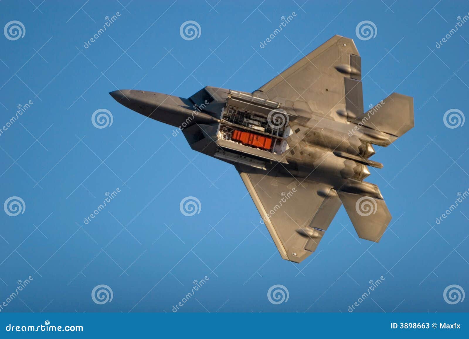 F-22 Raptor fighter jet stock image. Image of flight, raptor - 3898663