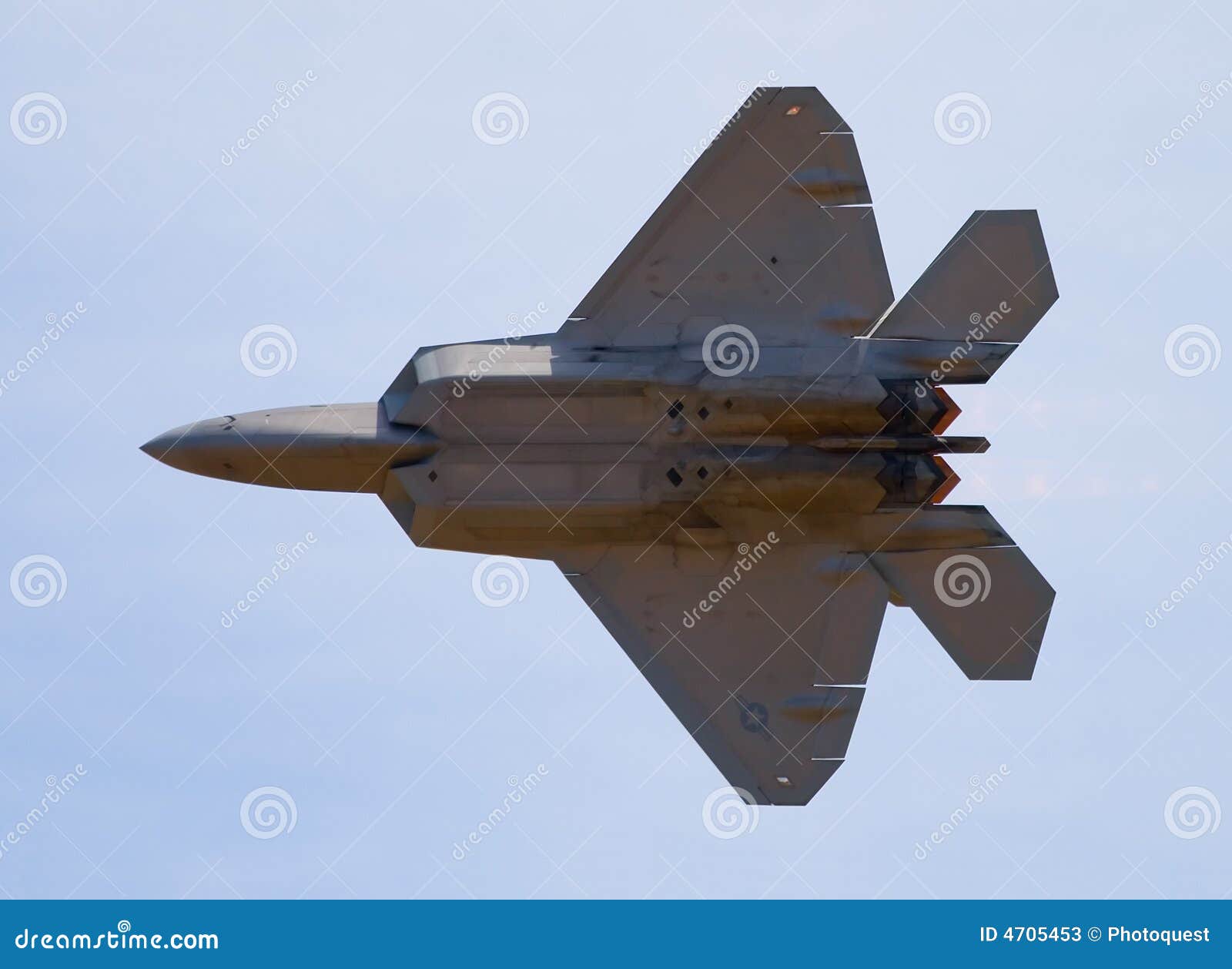 F-22 Raptor fighter jet stock image. Image of airforce - 4705453