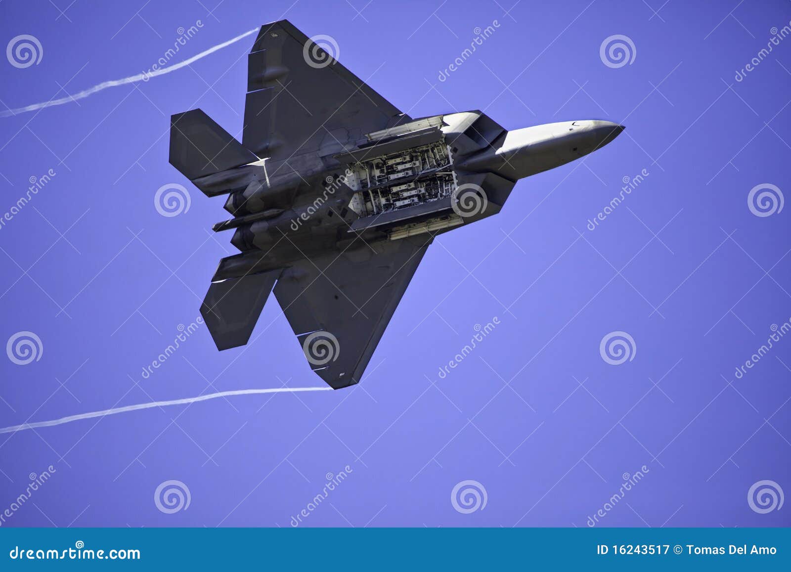 F-22 Raptor in flight stock image. Image of clouds, bomber - 16243517