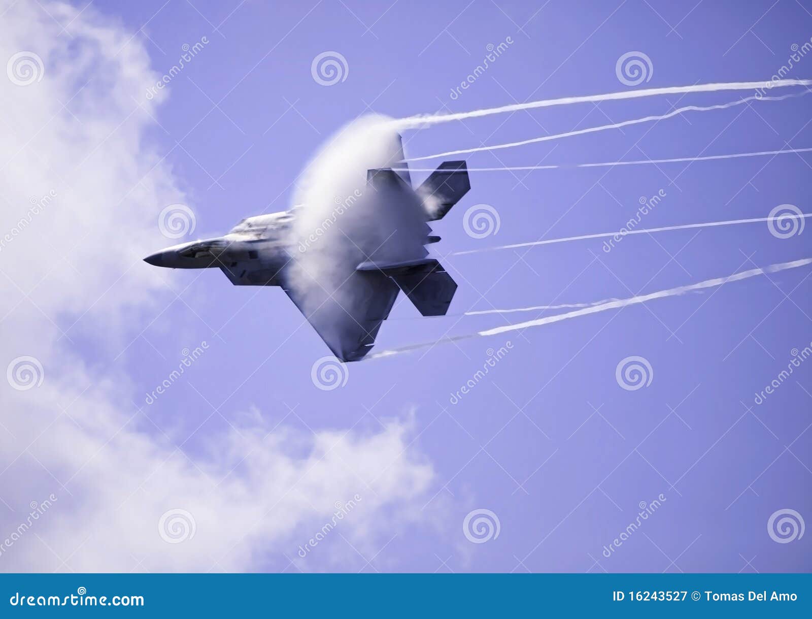 F-22 Raptor in Flight Over Hawaii Stock Image - Image of fast, warplane ...