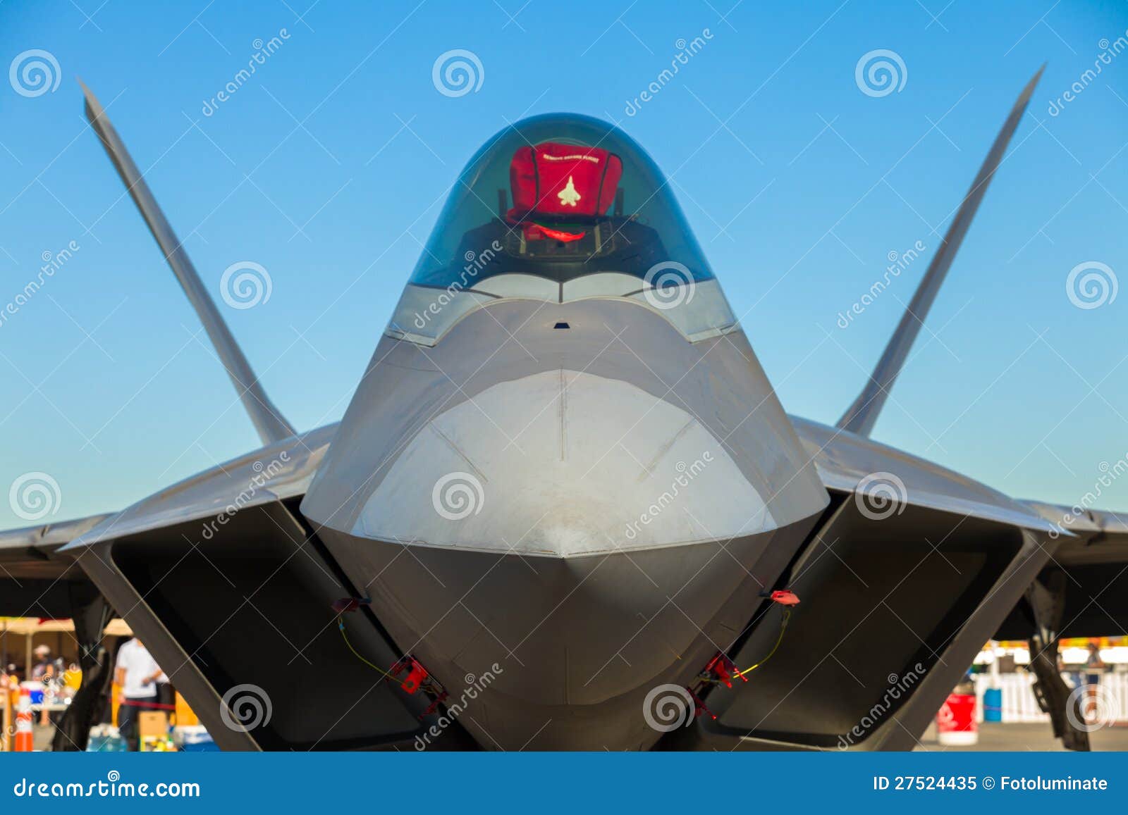 F-22 Raptor jet airplane stock image. Image of fighter - 27524435