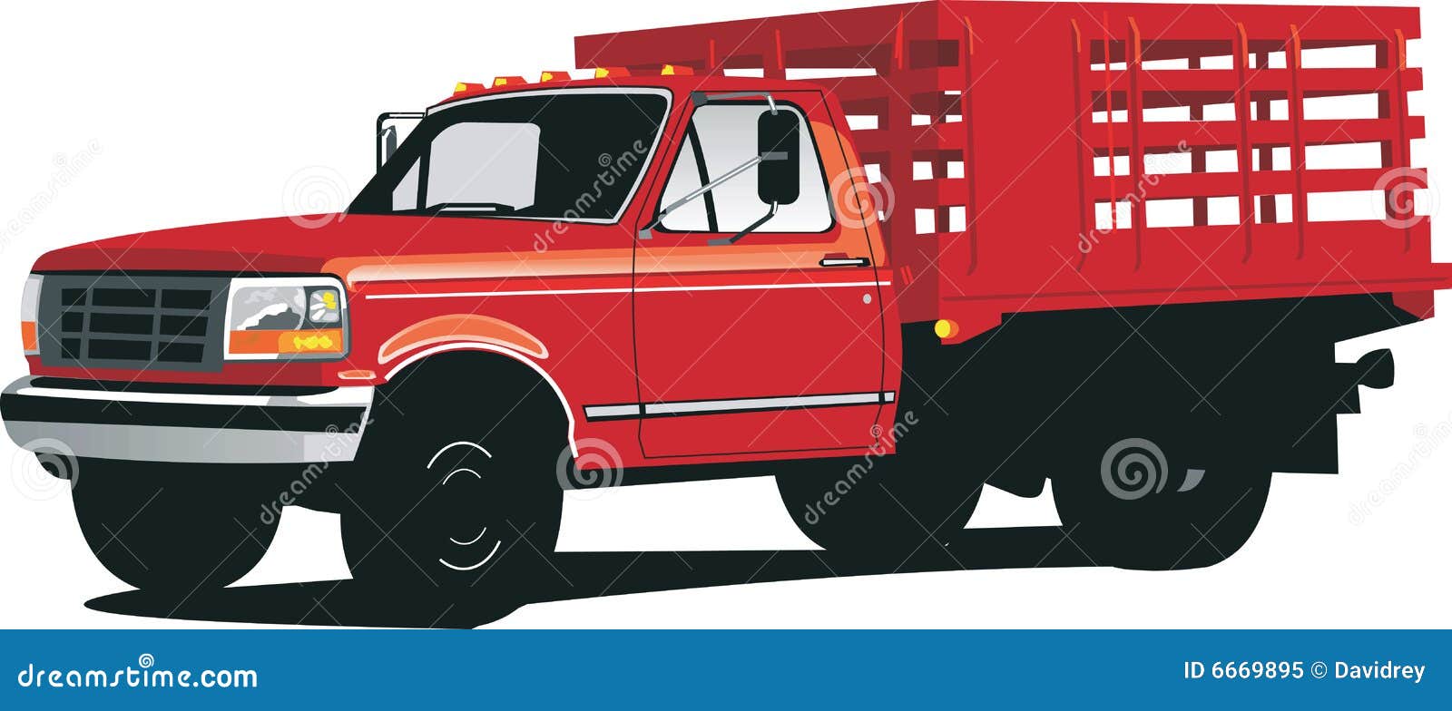 F 350 stock vector. Illustration of ford, agriculture - 6669895