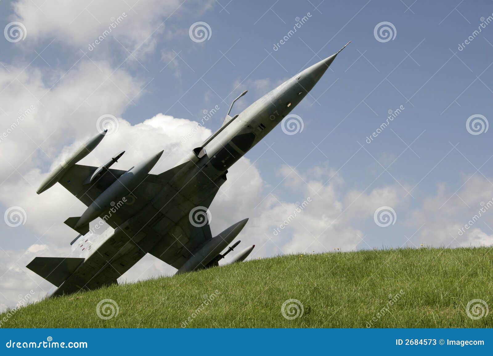 F-5 fighter jet stock image. Image of armed, green, force - 2684573
