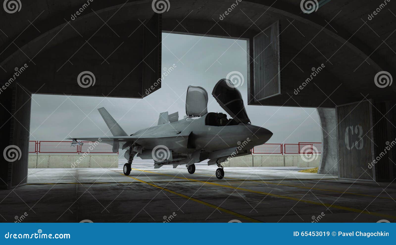 F 35 , American Military Fighter Plane. Stock Illustration ...