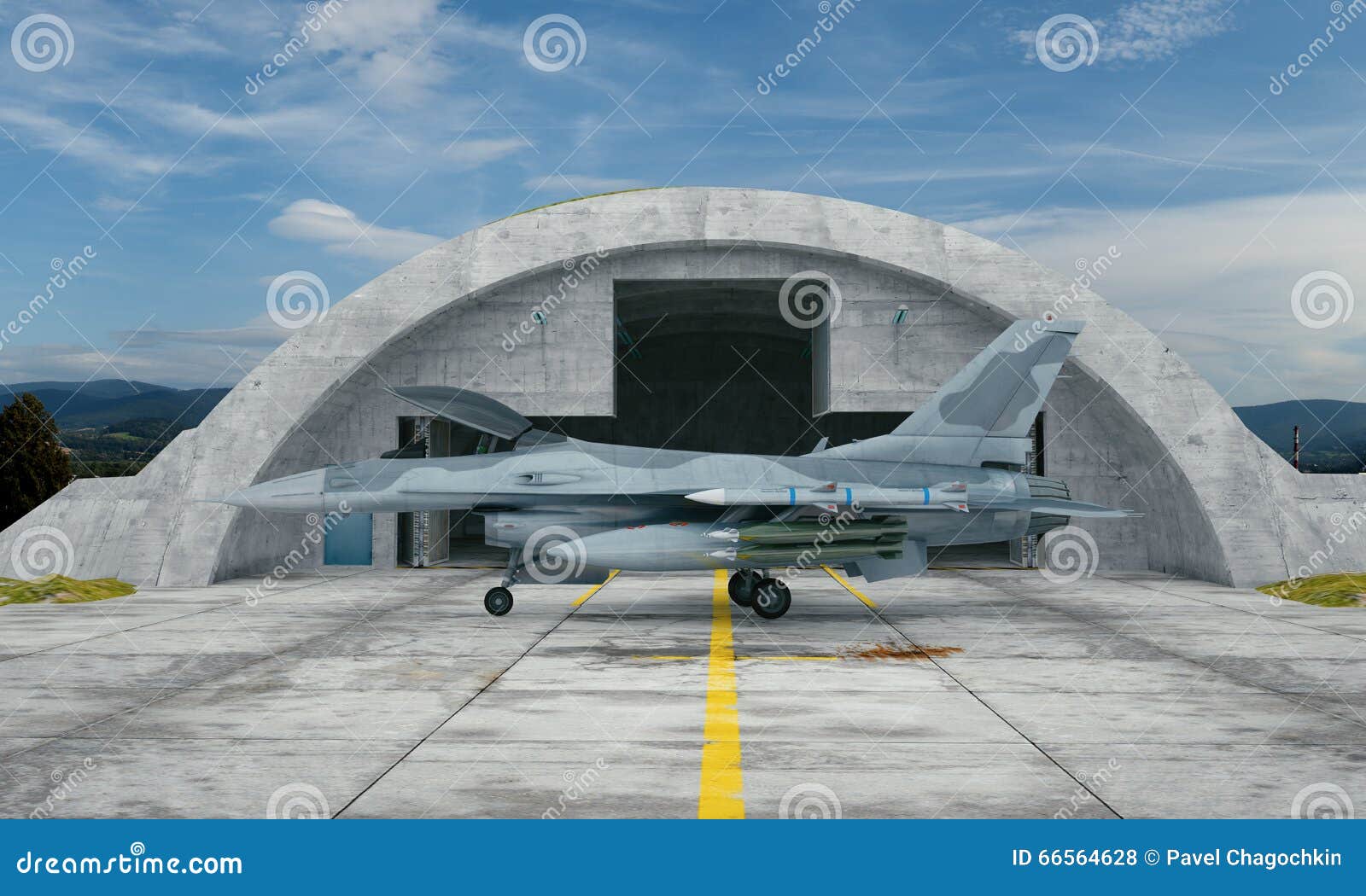 F 16 , American Military Fighter Plane. Military Base Stock Photo ...