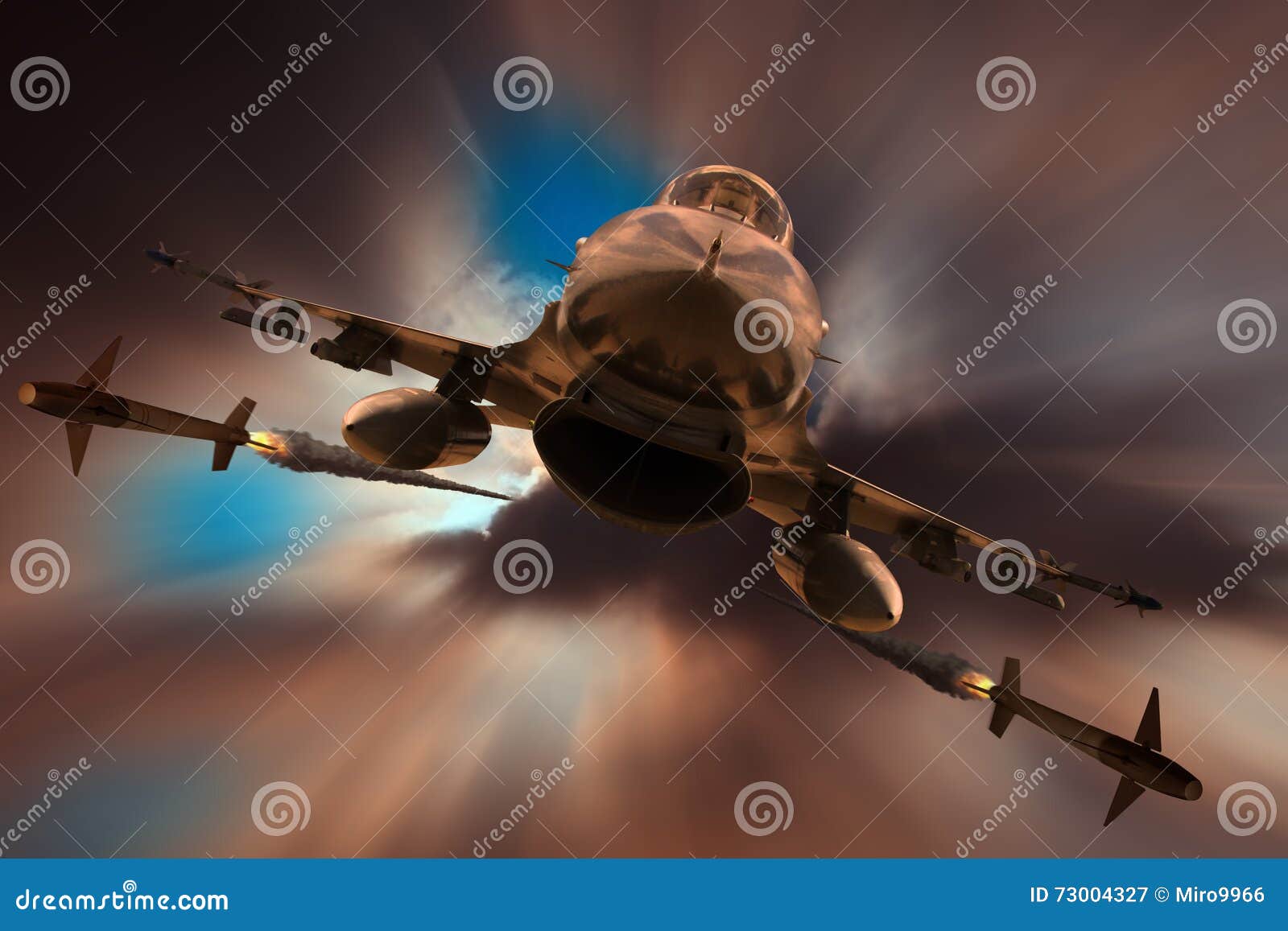 F16 Attacking stock image. Image of jets, fighter, aviation - 73004327