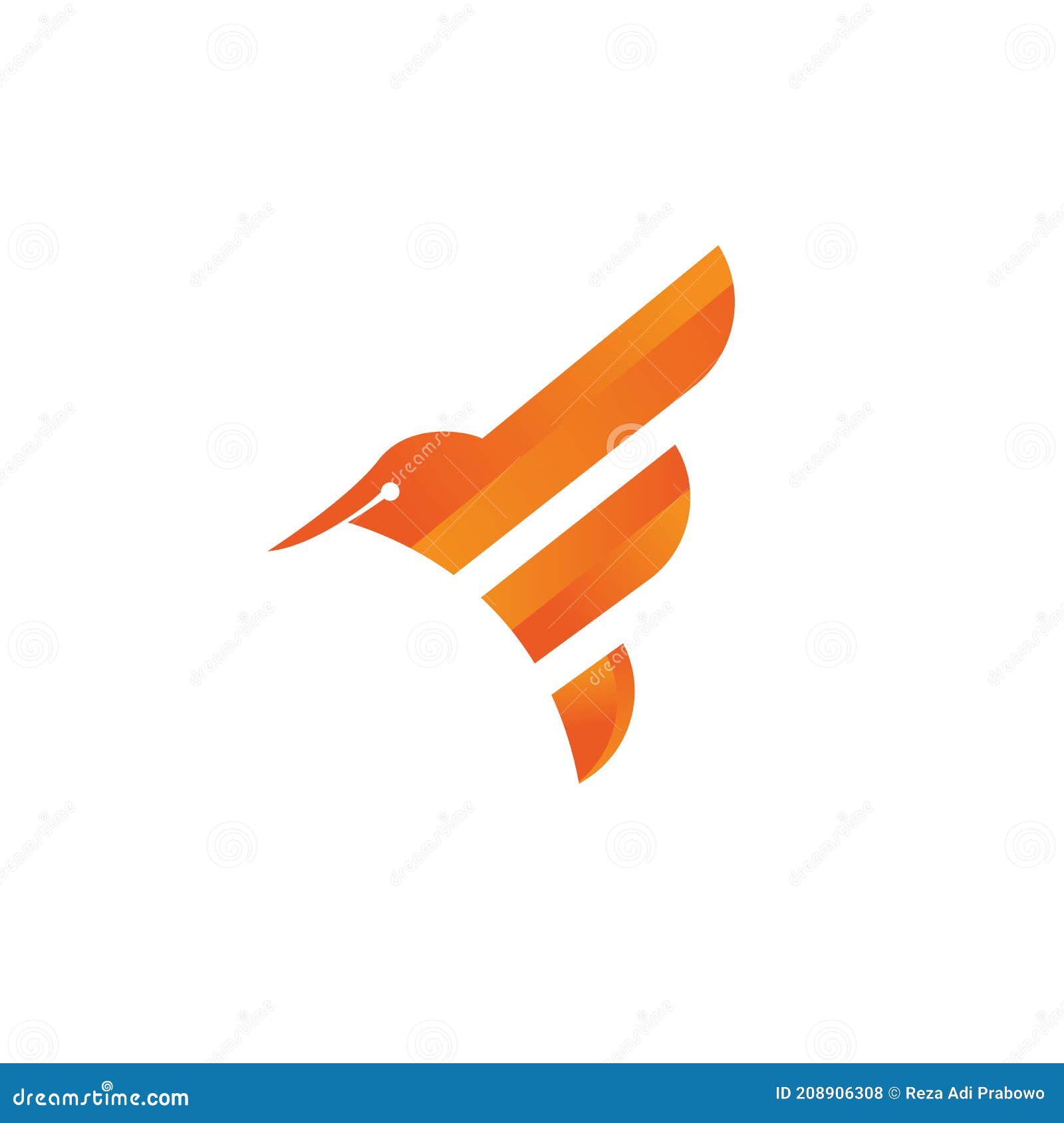 F Bird Logo Icon Simple and Elegant Stock Vector - Illustration of line ...