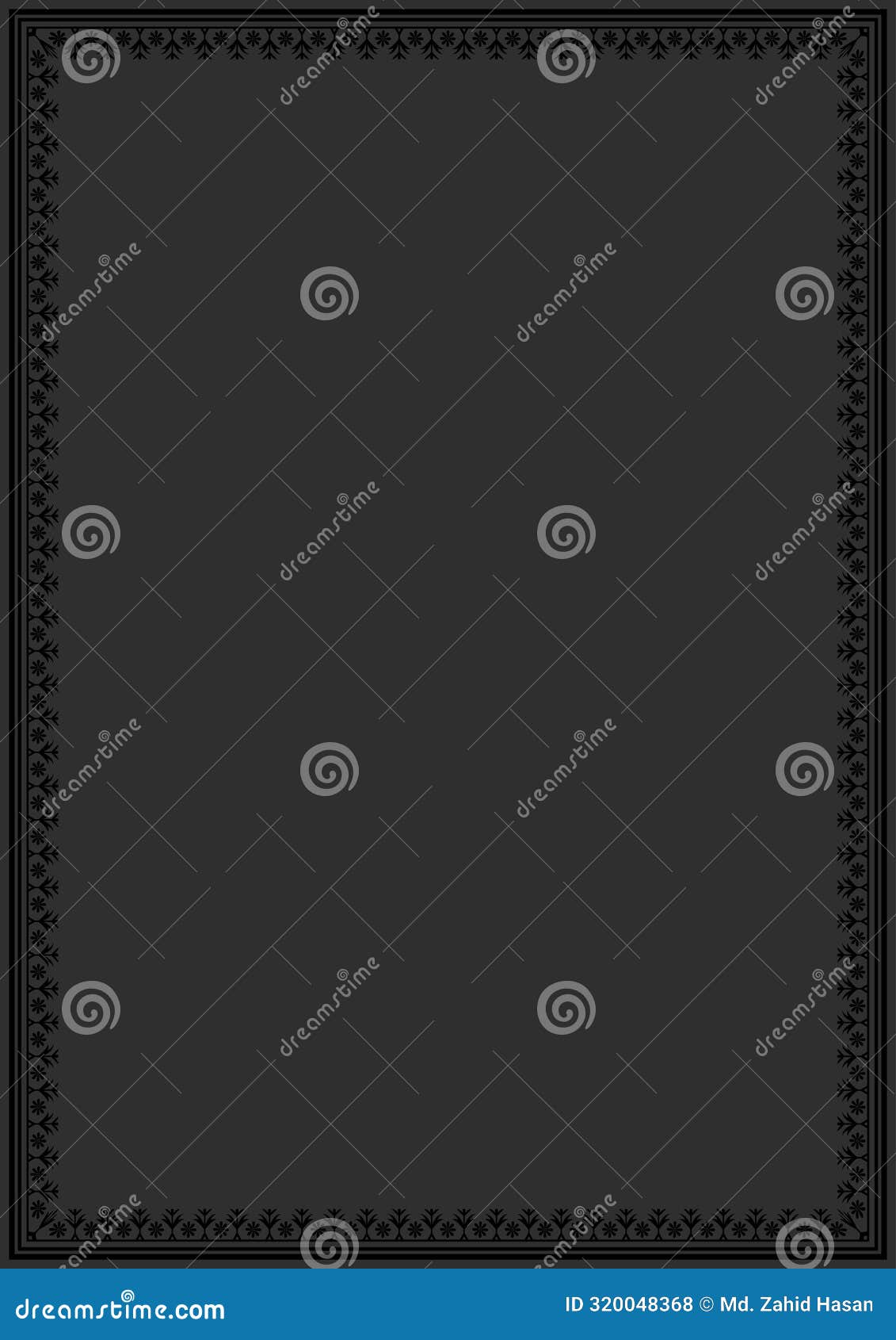 Black Frame Ornamental Decorative Luxurious Frame Border Design Vector ...